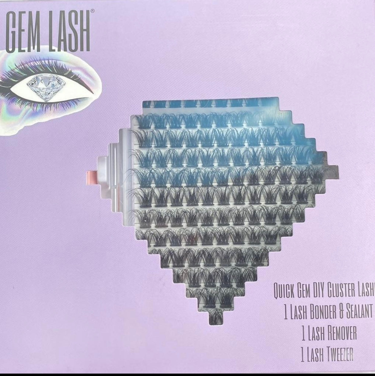 Quick Gem DIY Cluster Lashes – Gem Lash