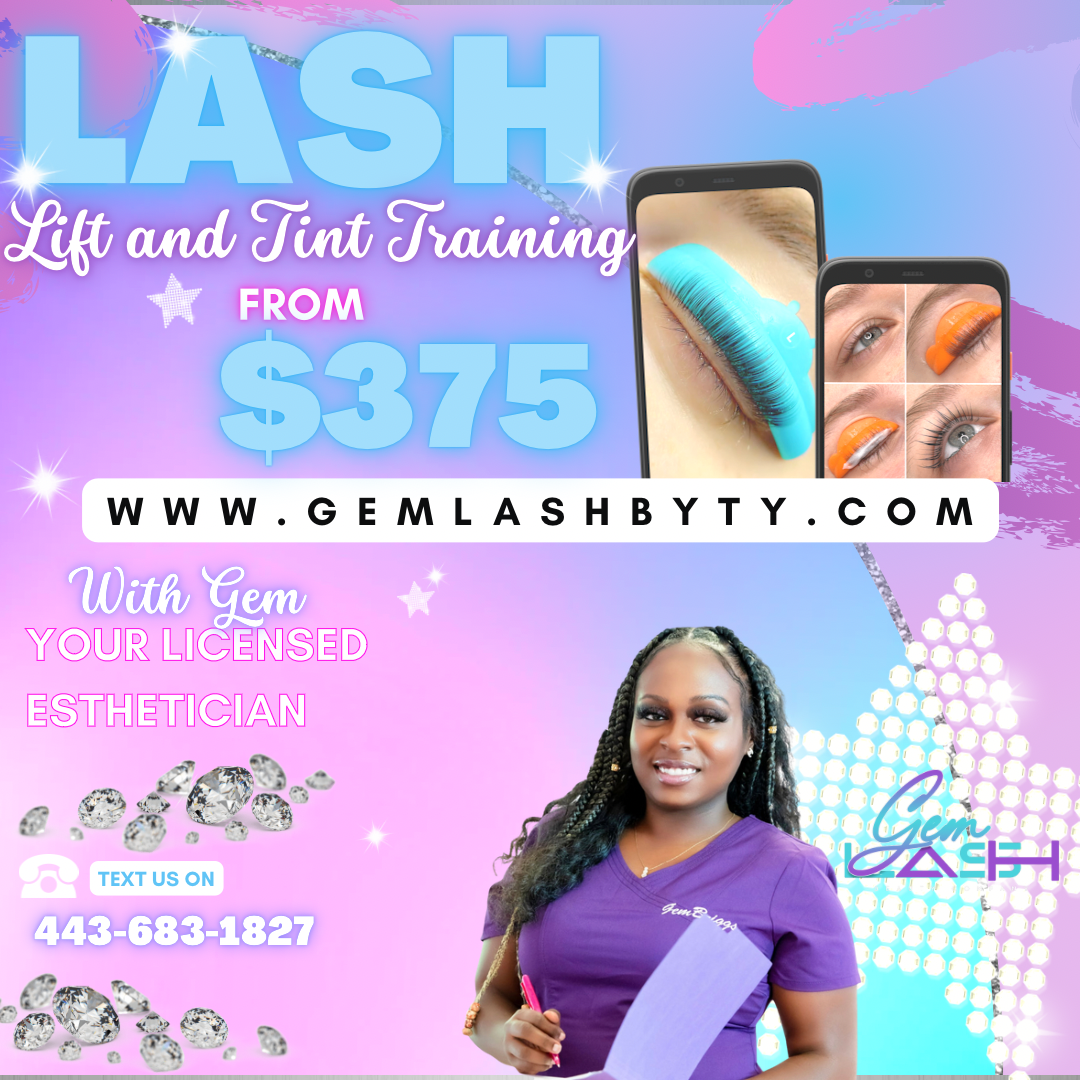 Lash Lift & Tint Training (Deposit) – Gem Lash